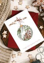 Kartka na Boże Narodzenie BOMBKA - Design Your Wedding | Sklep EMPIK.COM
