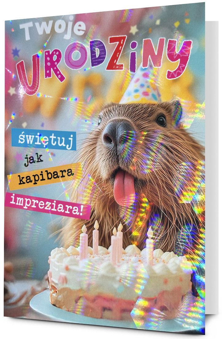 Kartka na urodziny, z humorem, zabawna Holo33 - PAN DRAGON - KARTKI ...