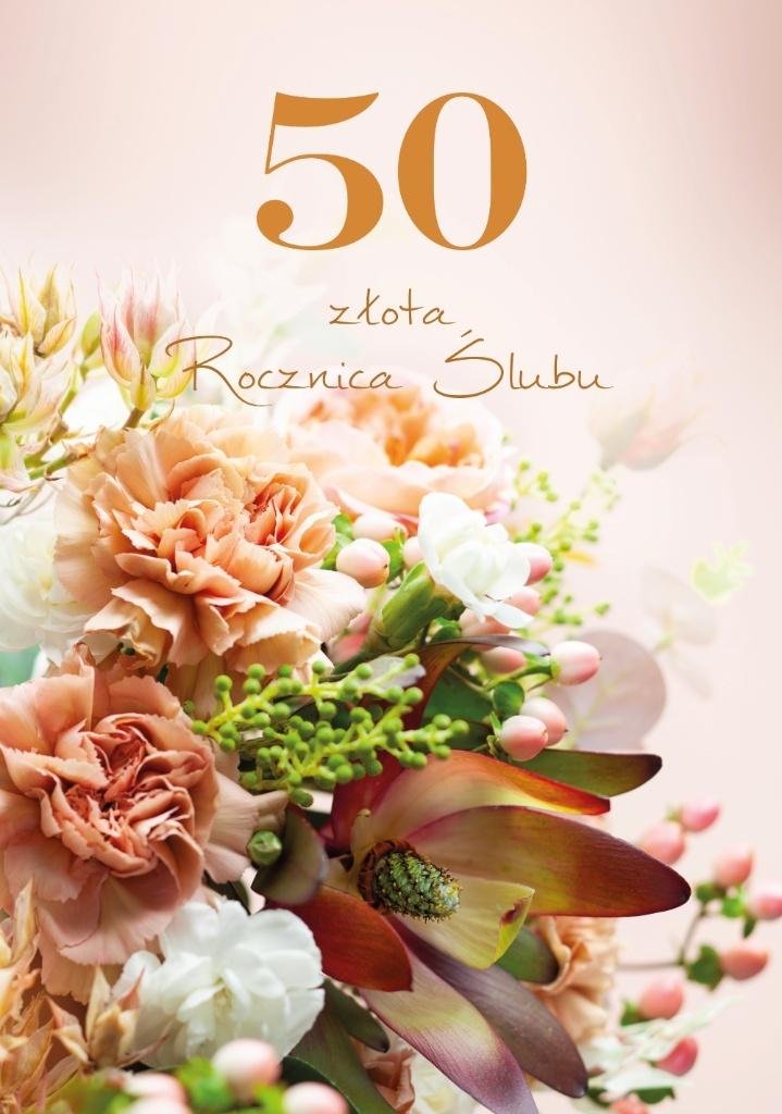 Kartka okolicznościowa Rocznica ślubu 50 - Inna marka | Sklep EMPIK.COM
