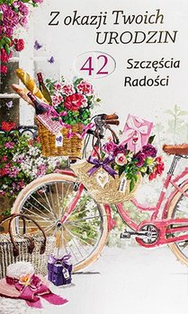 Kartka urodzinowa z ustawianą cyfrą lat A6448 - PRESTIGE | Sklep EMPIK.COM