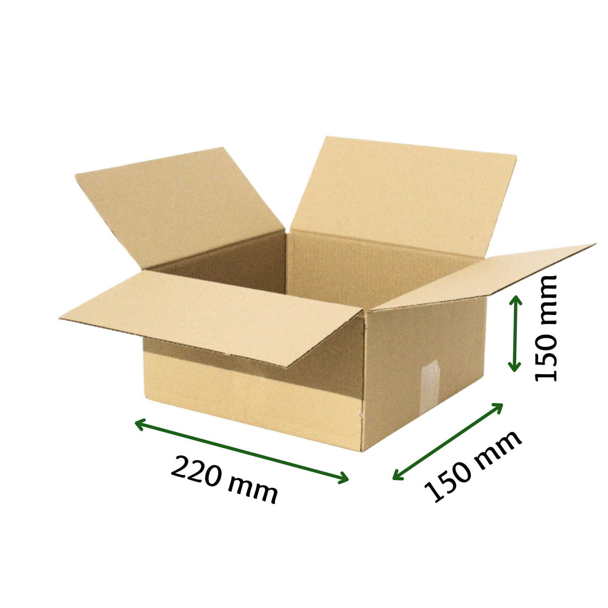 Karton klapowy 220x150x150mm - 20 szt. - Margo Pack | Sklep EMPIK.COM