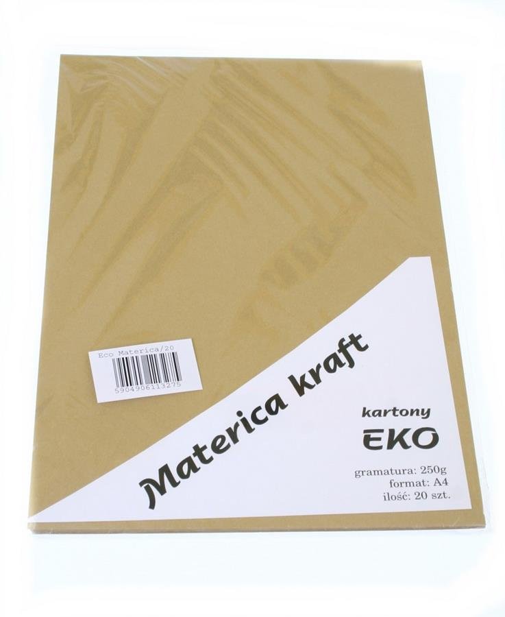 KARTON OZD A4 MATERICA KRAFT EKO 250G OP20ARK - SALON PAPIERÓW | Sklep EMPIK.COM