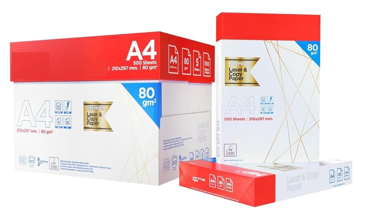 Karton PAPIERU KSERO 5xRYZ po 500 kartek formatu A4 - Inna marka | Sklep EMPIK.COM