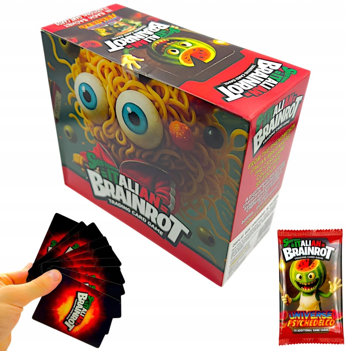 Karty Brainrot Skifidol Italian Mega Box 360 Kart Kolekcjonerskich TCG ...