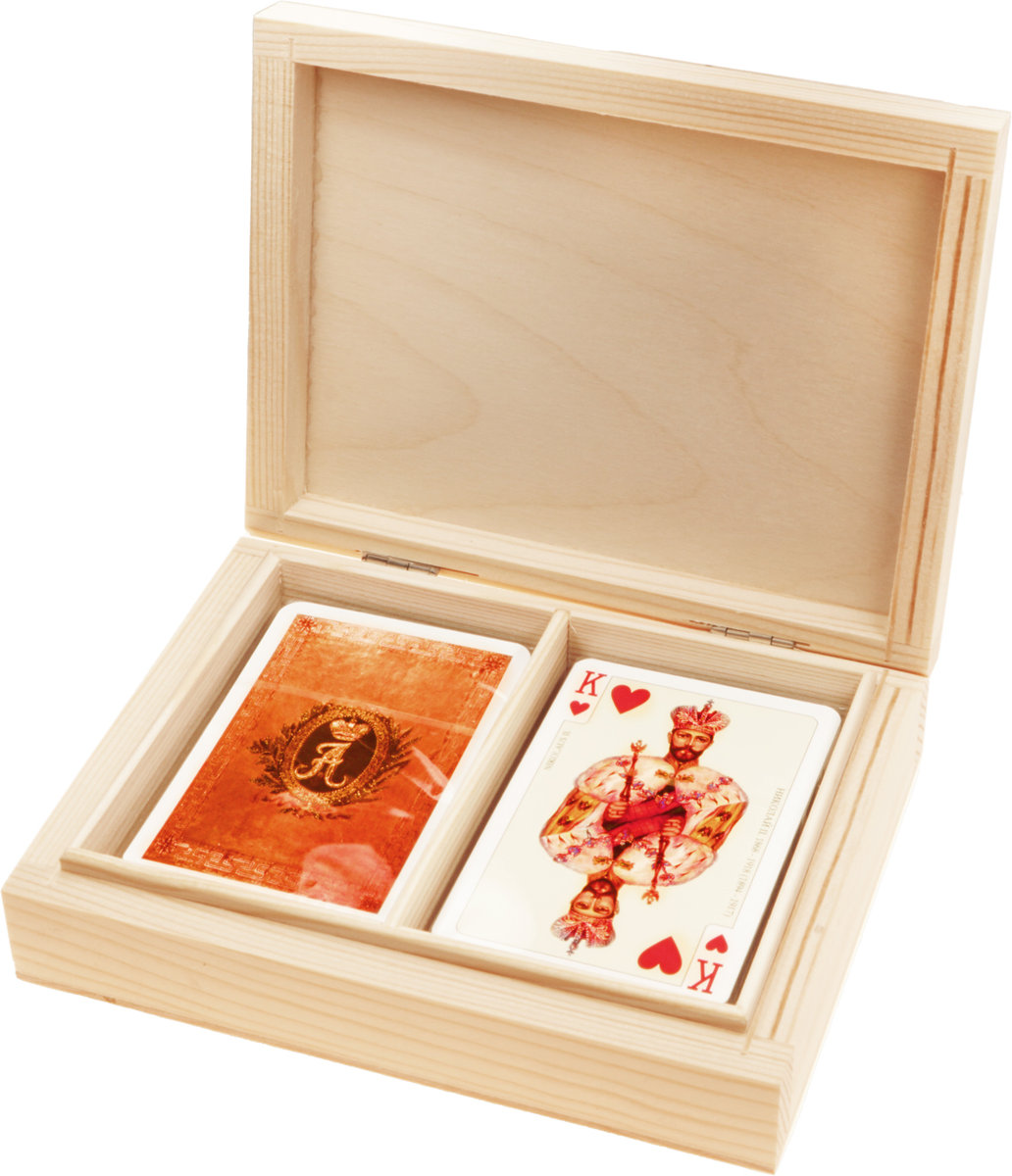 Karty Do Gry Piatnik Lux Romanov 2 Talie W Drewnianym Pudełku* - Piatnik | Sklep EMPIK.COM