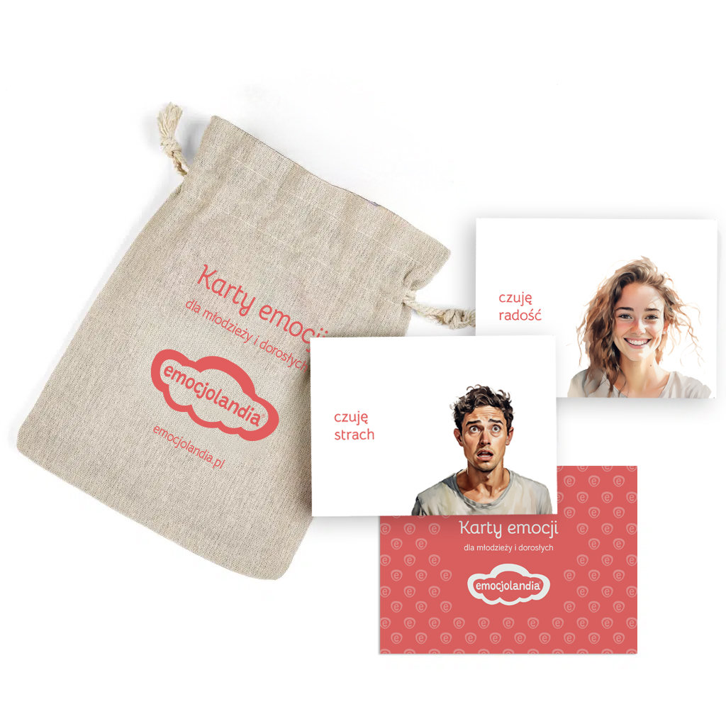 Karty Emocji dla młodzieży i dorosłych - Emocjolandia | Sklep EMPIK.COM