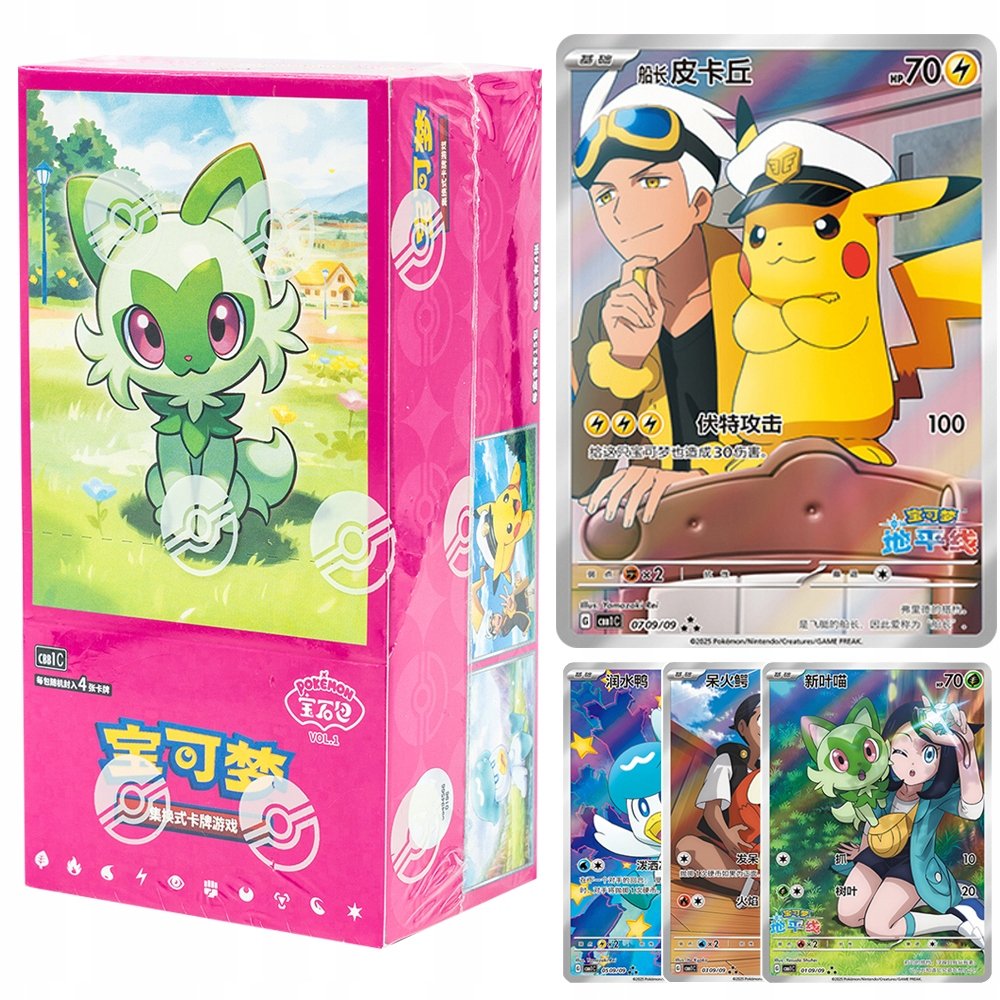 Karty Pokemon Booster Box Pokemon Gem Pack vol.1 Pokemon Horizons Scarlet - The Pokemon Company ...