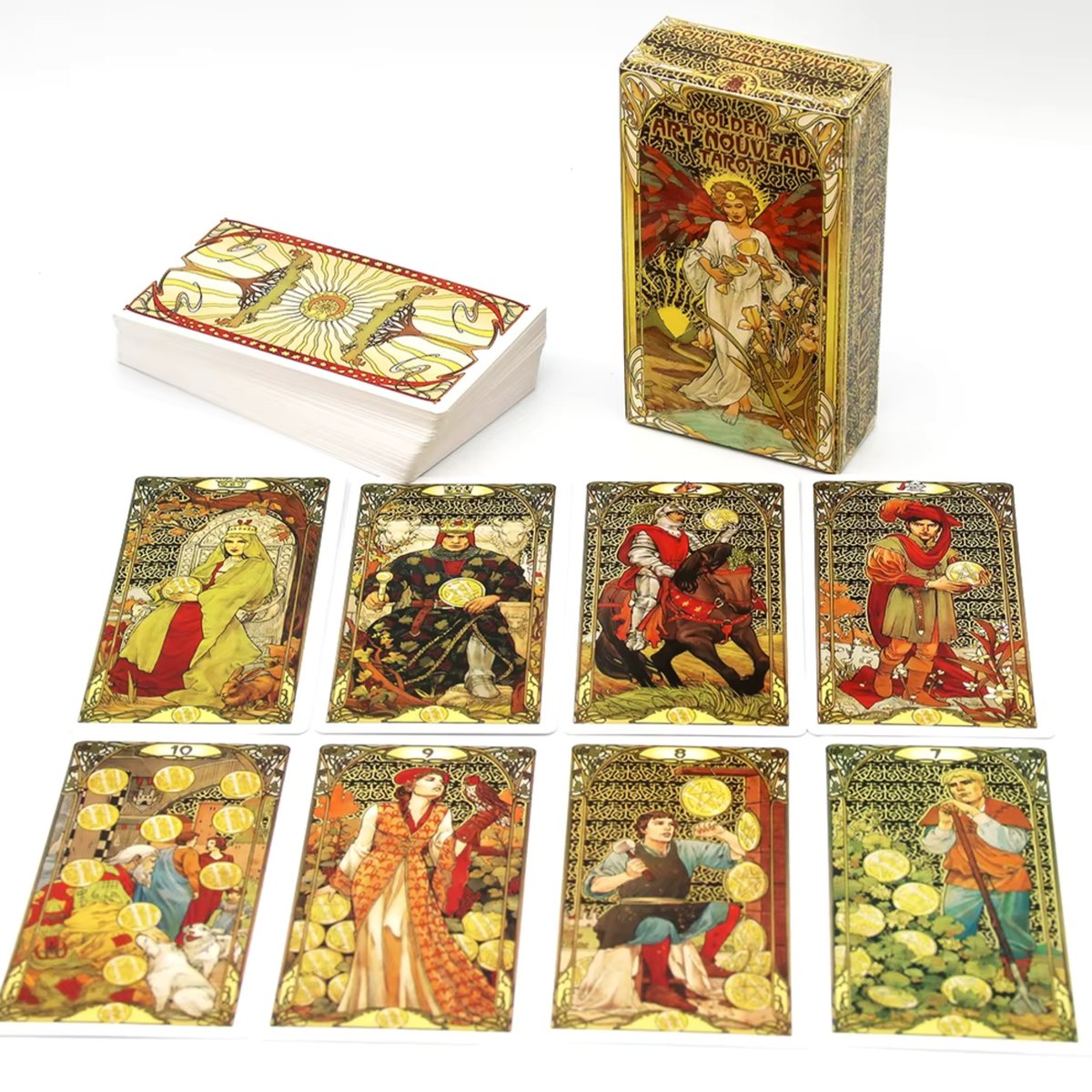 Karty Tarota Złote , Talia Kart Wróżby Tarot Ezoteryka Dla Każdego ...