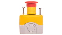 Kaseta z przyciskiem bezpieczeństwa przez obrót 1R żółta IP65 XALK178 - Schneider Electric ...