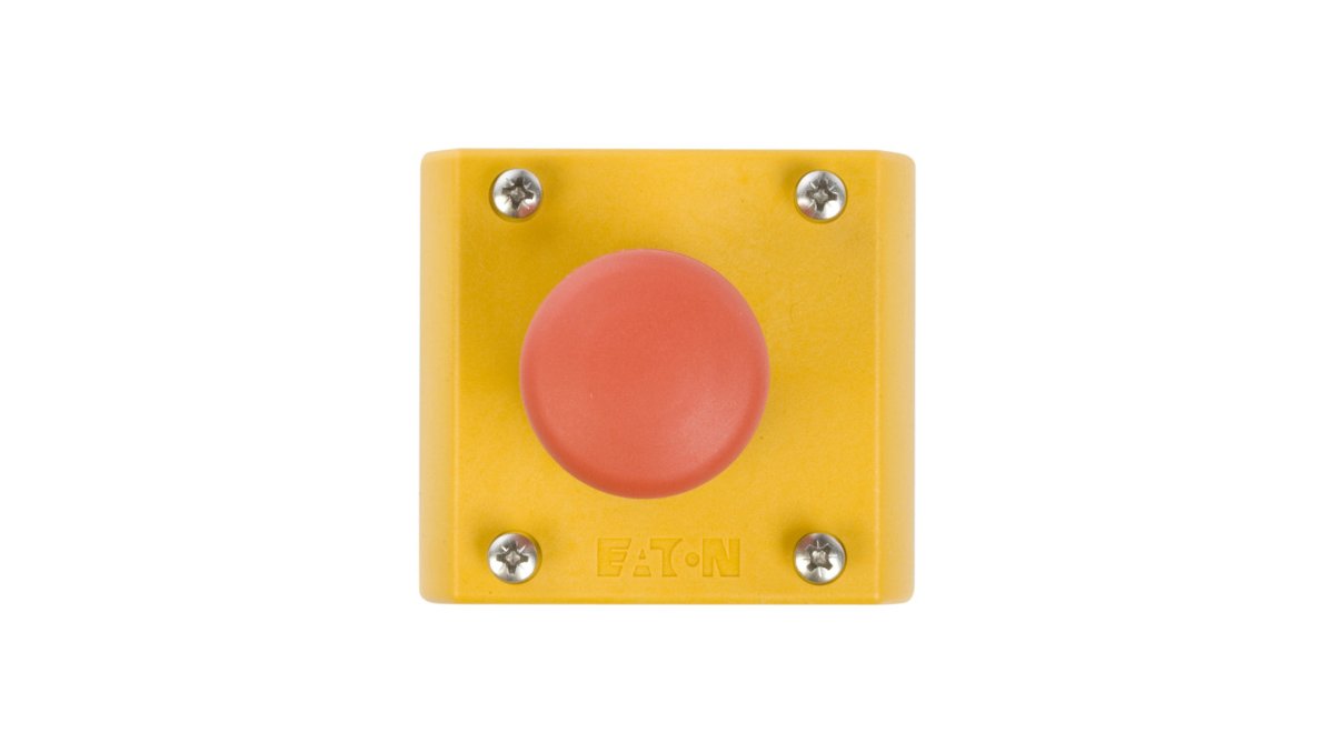 Kaseta z przyciskiem bezpieczeństwa przez pociągnięcie 2R IP66 M22-PV/KC02/IY 216524 - Eaton ...