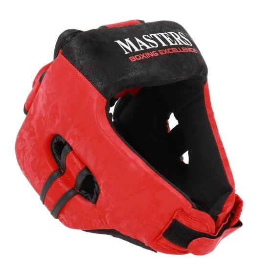 Kask bokserski MASTERS KT-EXCELLENCE czarno-czerwony - Masters Fight ...