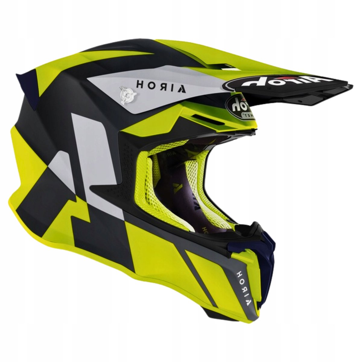Kask Motocyklowy Enduro Offroad AIROH TWIST 2.0 Lift Żółty L - Inna ...