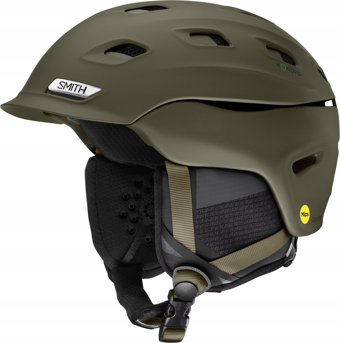 Kask narciarski Smith VANTAGE MIPS Matte Forest 55-59 (M) - Smith ...