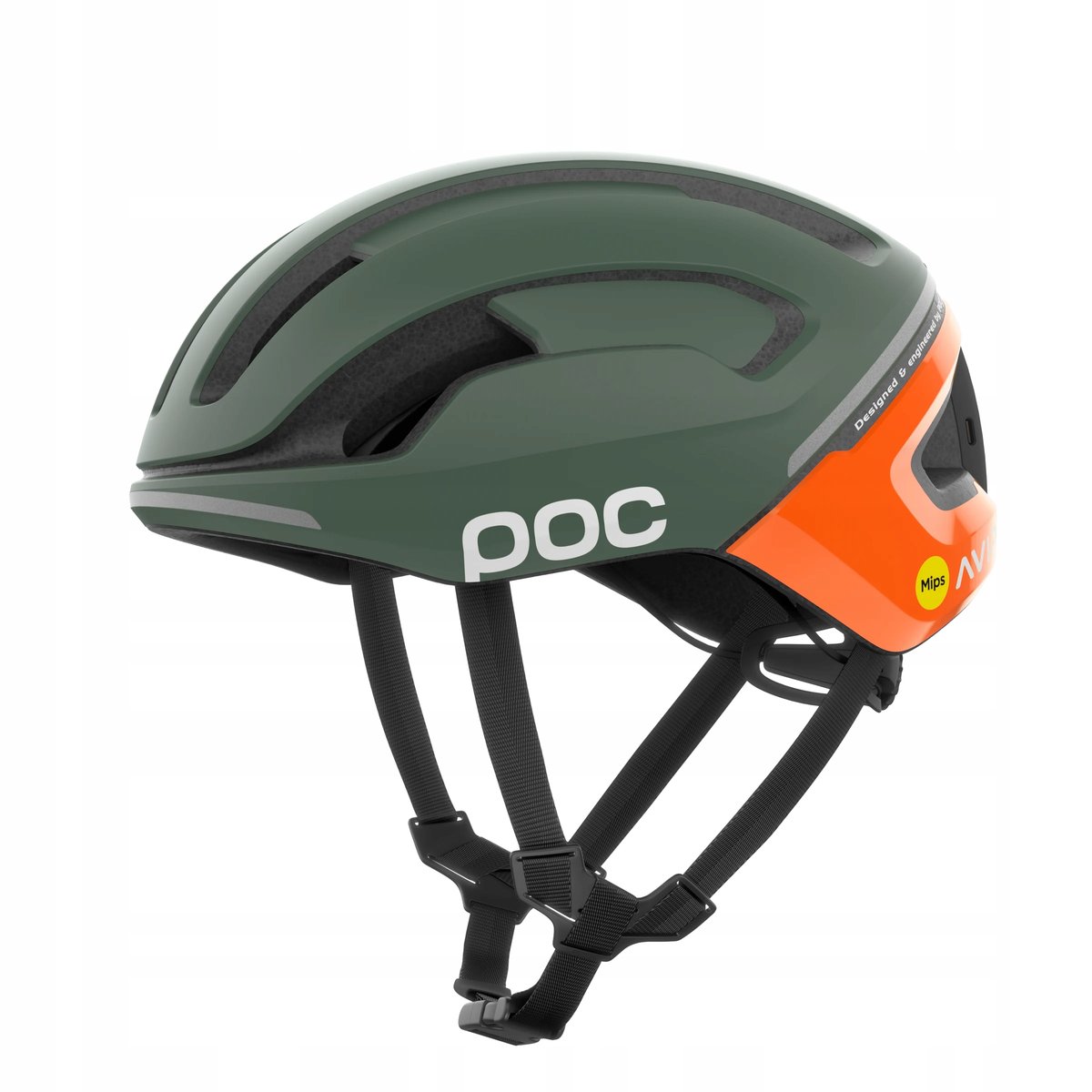 Kask POC - Omne Beacon Mips -Fluorescent Orange AVIP/Epidote Green Matt ...