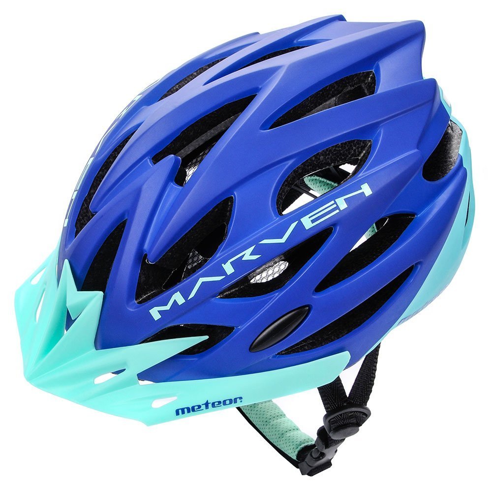Kask Rowerowy Meteor Marven M 55-58 Cm Granatowy/Miętowy - Meteor ...