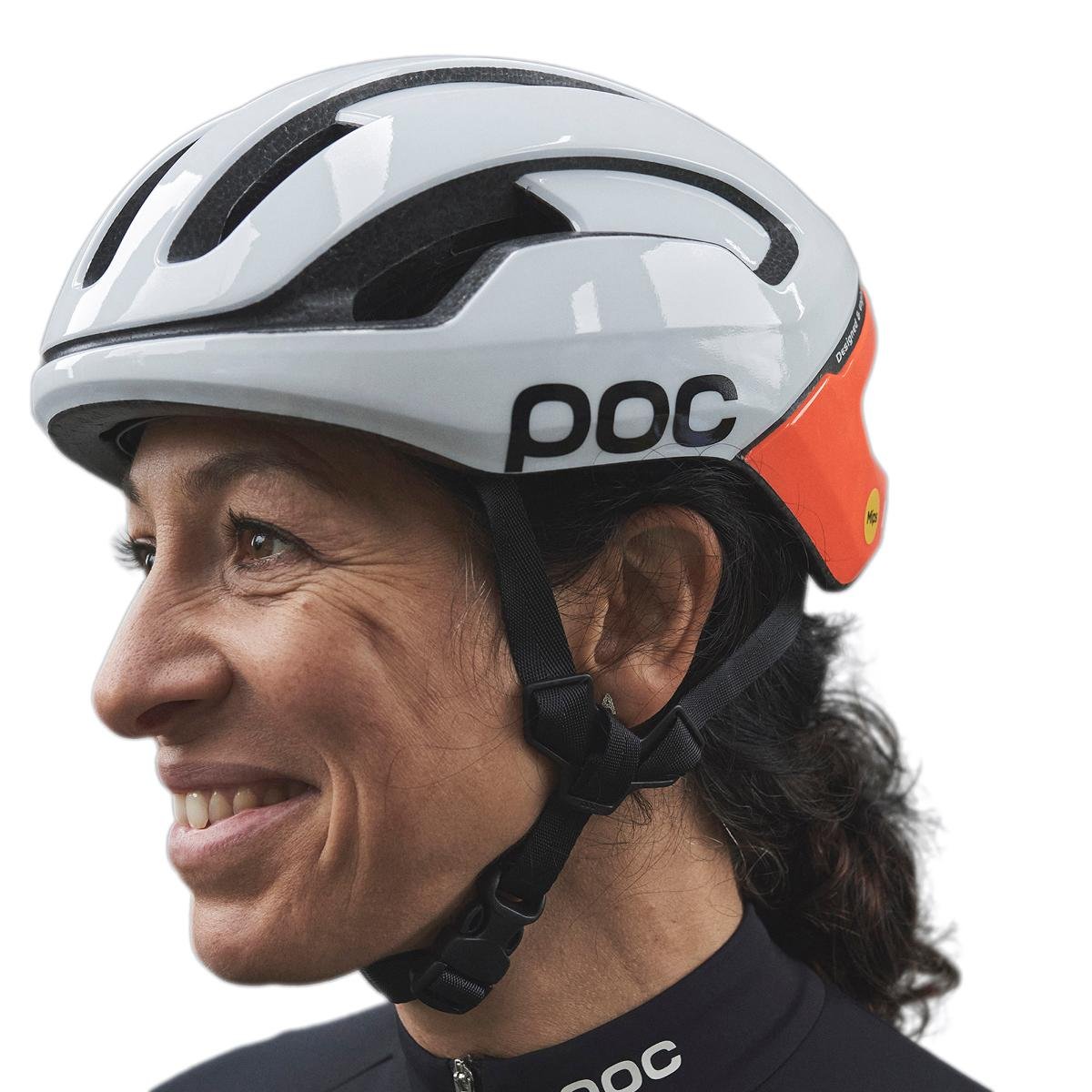 Kask rowerowy POC Omne Air MIPS 1217 biało pomarańczowy 739897 - POC ...