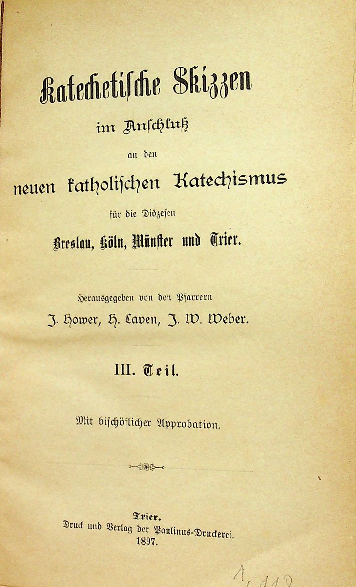Katechetilche Skizzen im Anlchluk an den neuen katholichen Katechismus ...