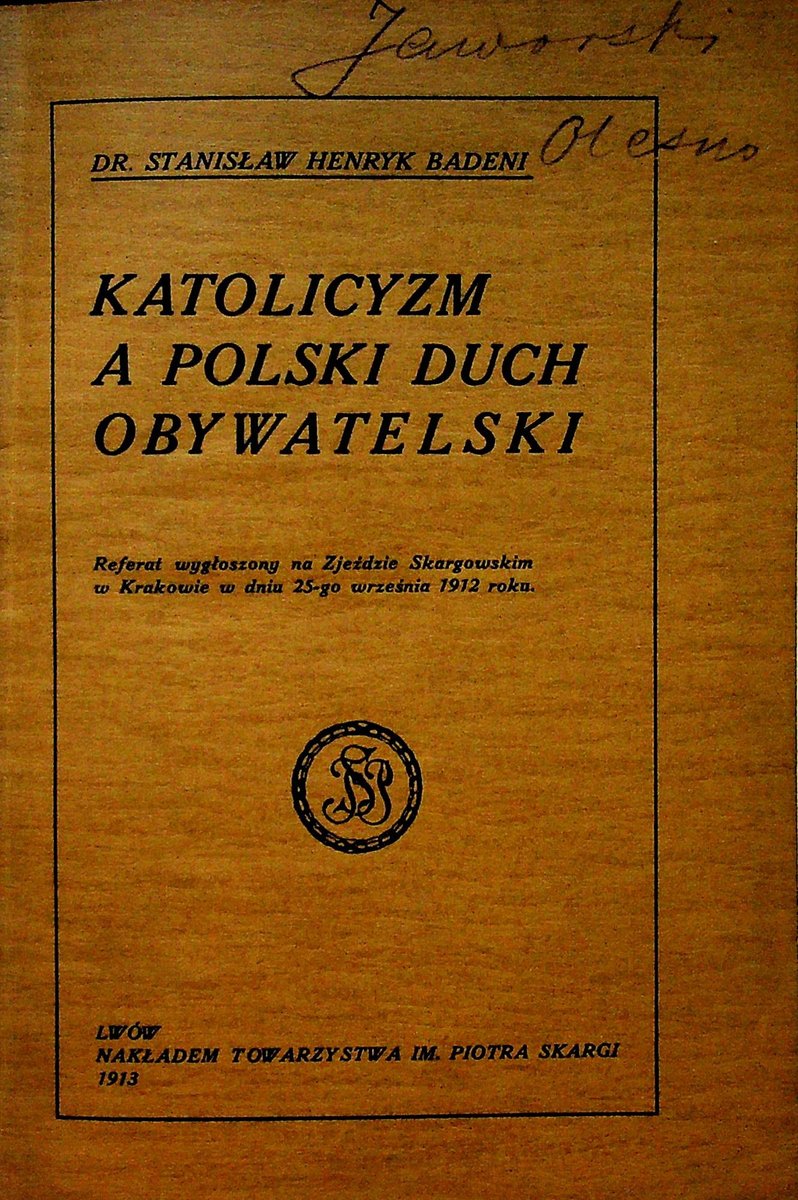 Katolicyzm a Polski Duch Obywatelski 1913 r. - W opisie | Książka w Empik