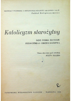 Katolicyzm starożytny - PWN | Książka w Empik