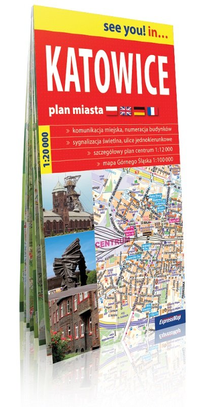 Katowice. Plan miasta 1:20 000 - Expressmap Polska Sp. z o.o. | Książka ...