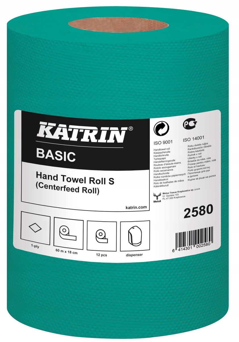 Katrin Ręcznik Mini Basic S Green12szt - KATRIN | Sklep EMPIK.COM