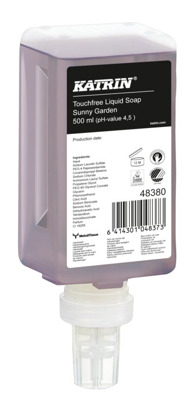 Katrin Sunny Garden, Mydło W Płynie Do Dozownika Bezdotykowego, 500ml ...