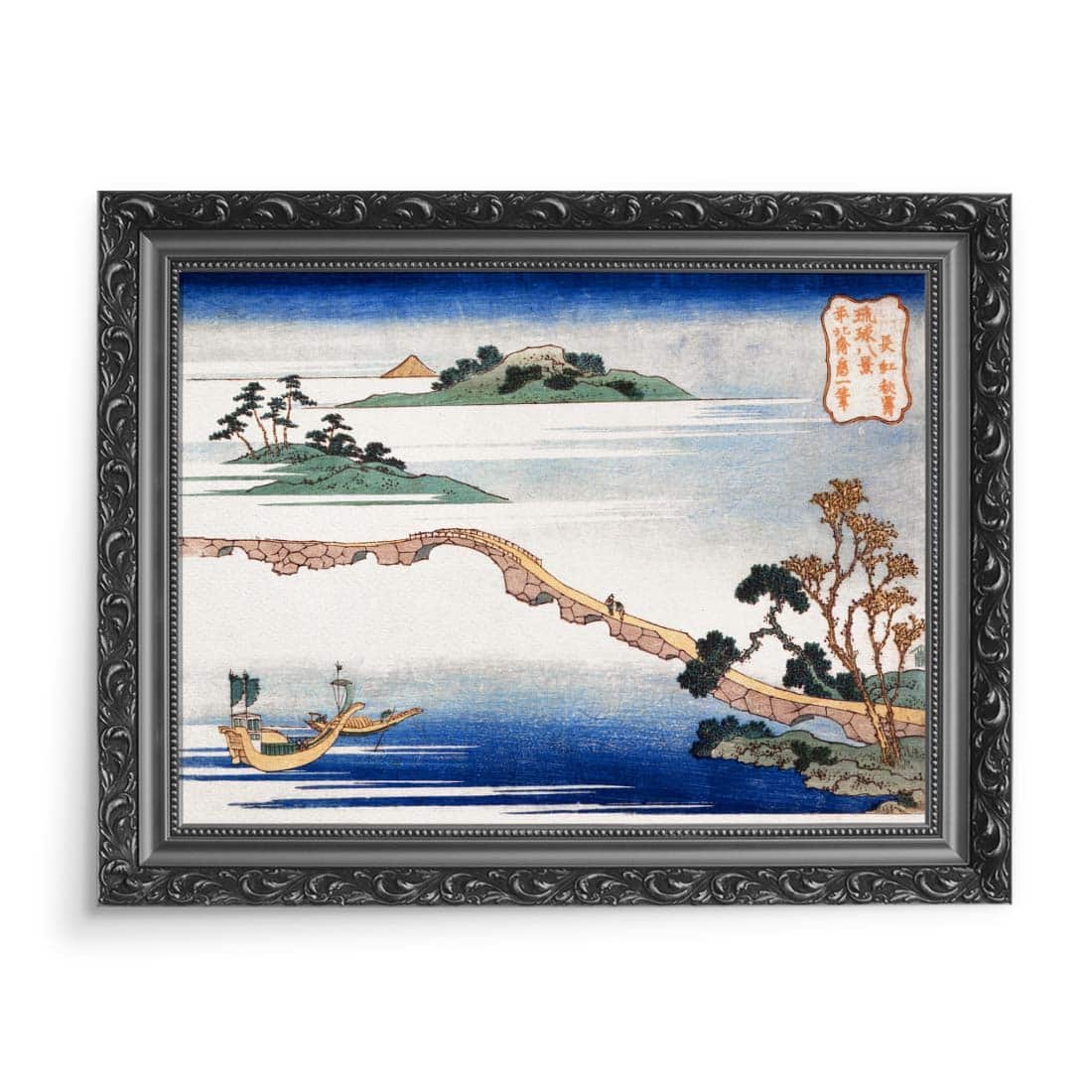 Katsushika Hokusai Jesień Osiem widoków Ryukyu 70×50 - ANTYKWARIAT ...