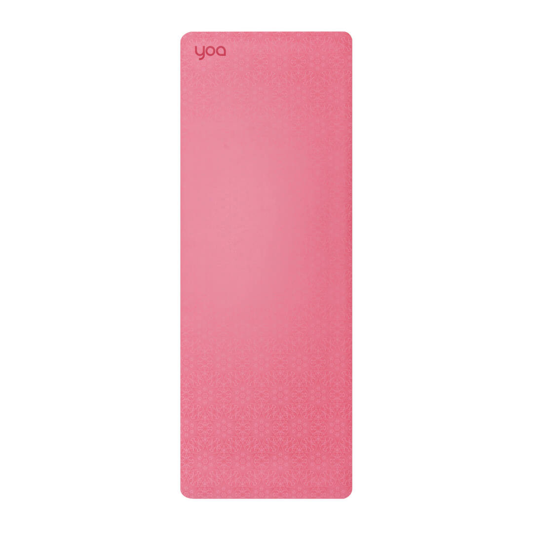 Kauczukowa Mata Do Jogi Yoa Performance Pro 4 5mm Różowy Yoa Sport Sklep Empik Com