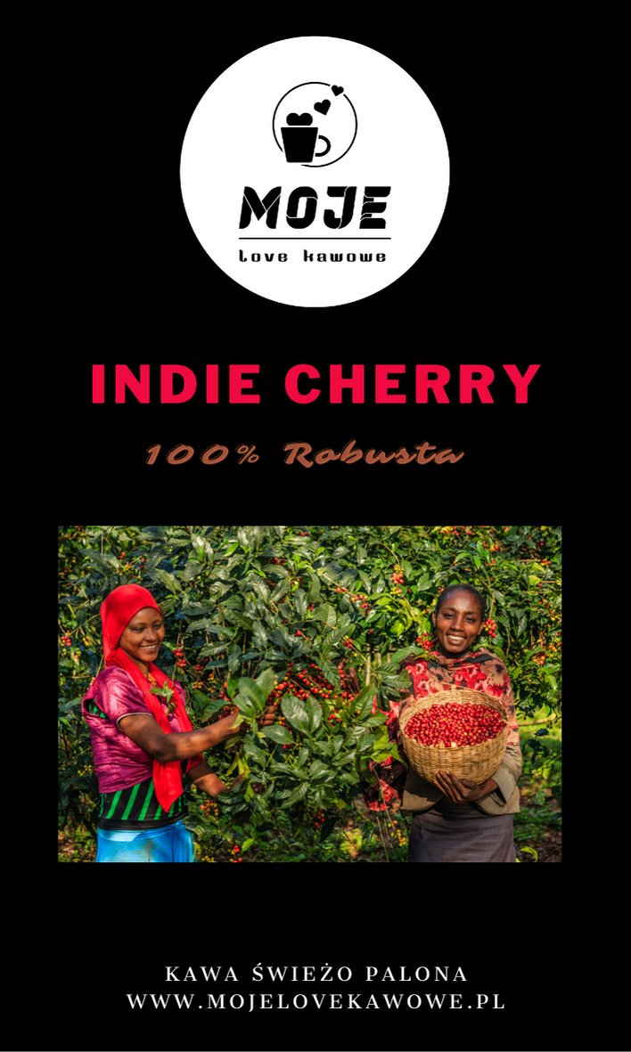 Kawa India Cherry Aa Robusta Ziarnista 2 X 1000G - Moje Love Kawowe ...