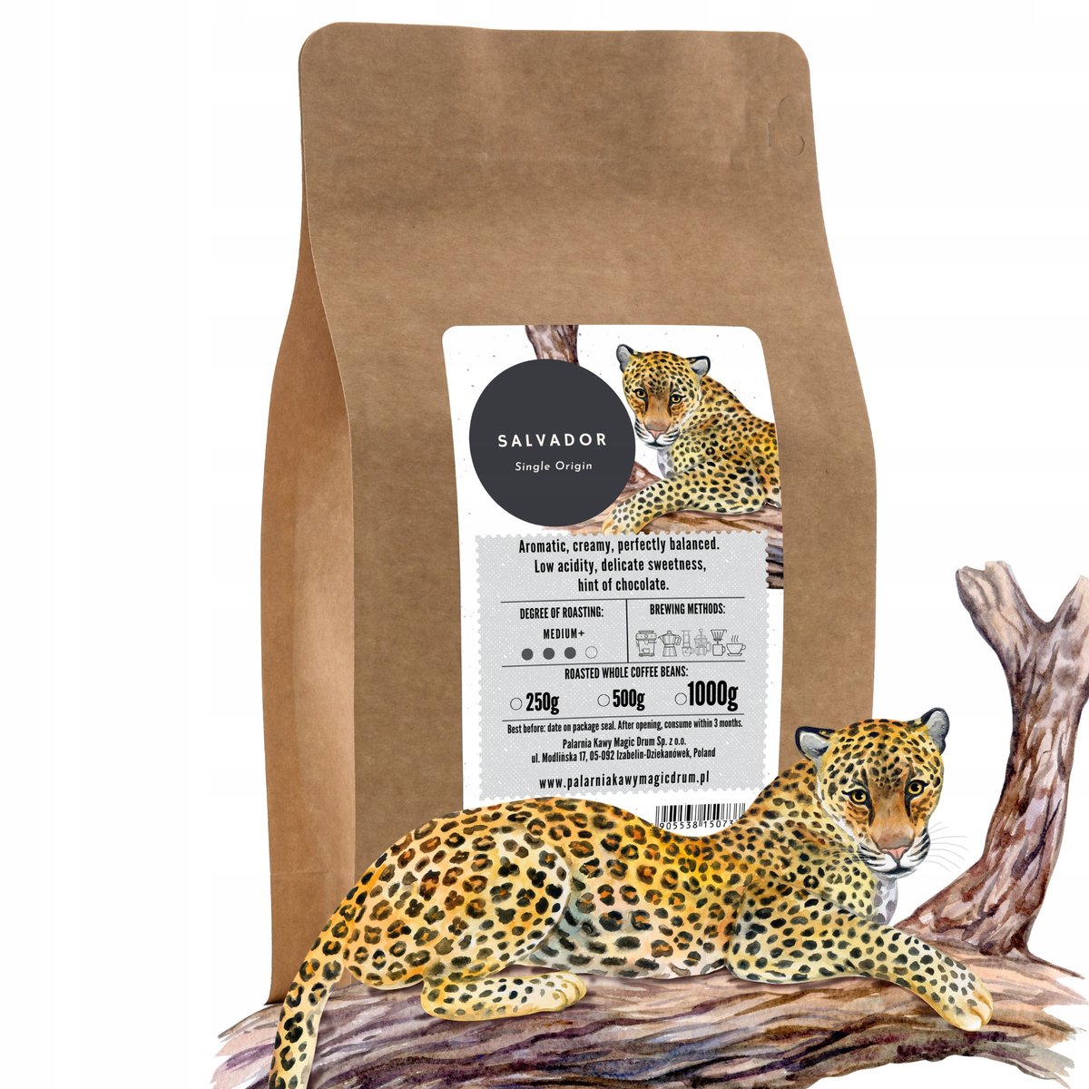 Kawa SALVADOR 500g świeżo palona arabica mielona - Inna marka | Sklep ...