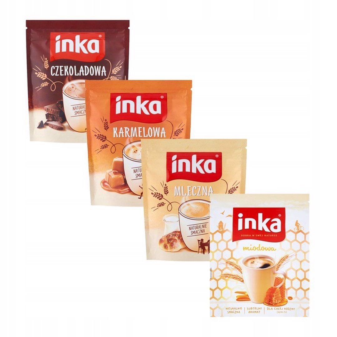Kawa zbożowa Inka Mix 4 smaków 200 g x 4 sztuk - Inka | Sklep EMPIK.COM