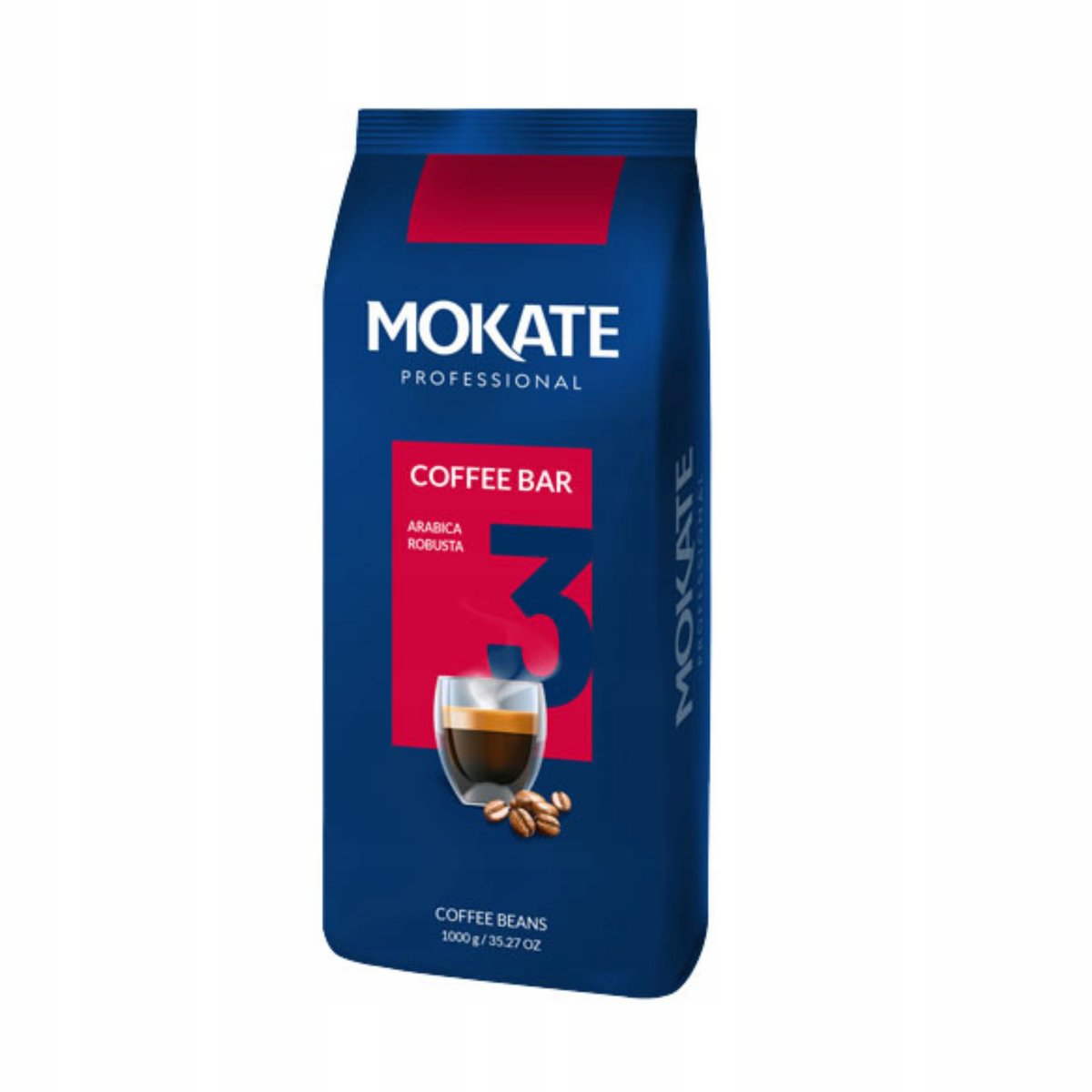 Kawa ziarnista 1kg Arabika Robusta Mokate Coffee Bar do domu biura - Mokate | Sklep EMPIK.COM