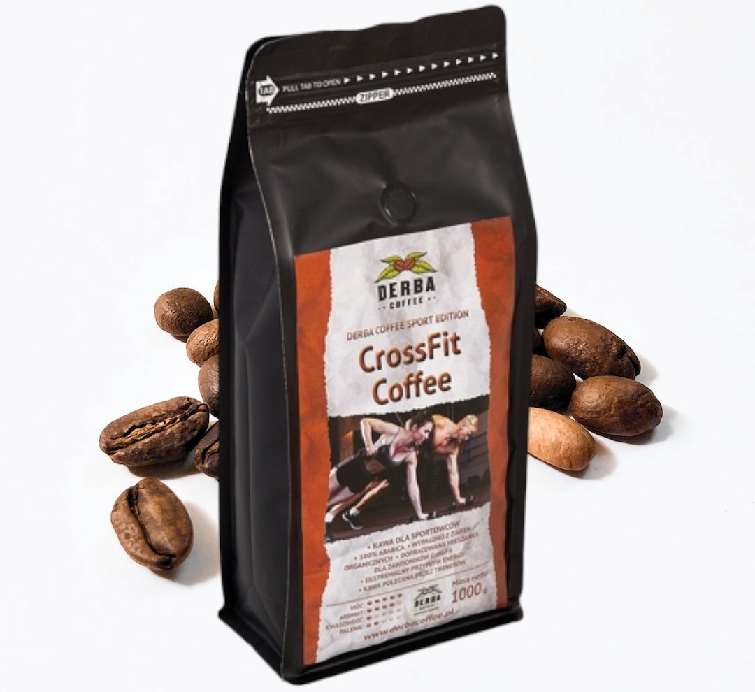 Kawa Ziarnista Derba Coffee Crossfit Coffee Kawa Dla Sportowców 1Kg ...