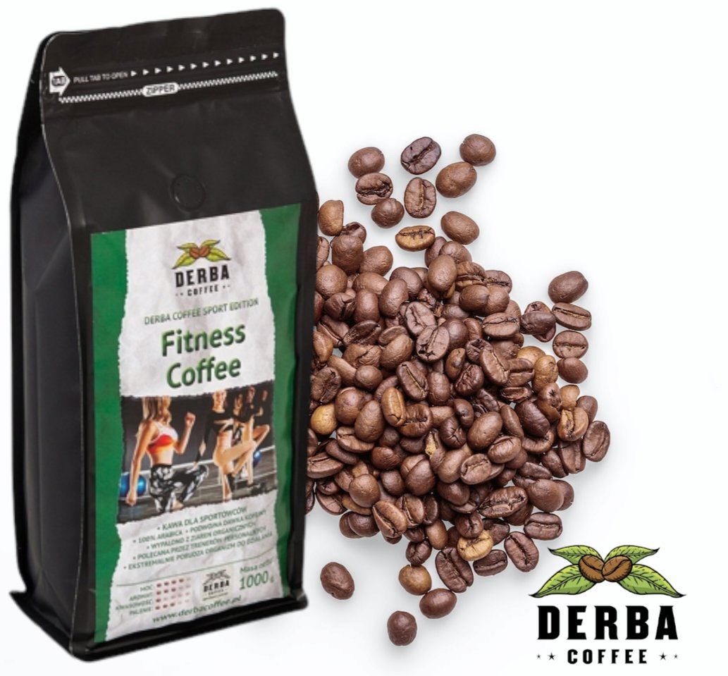 Kawa Ziarnista Derba Coffee Fitness Coffee Kawa Dla Sportowców 1Kg ...