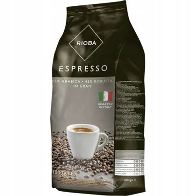 Kawa ziarnista Espresso Silver 1kg - Rioba - Rioba | Sklep EMPIK.COM