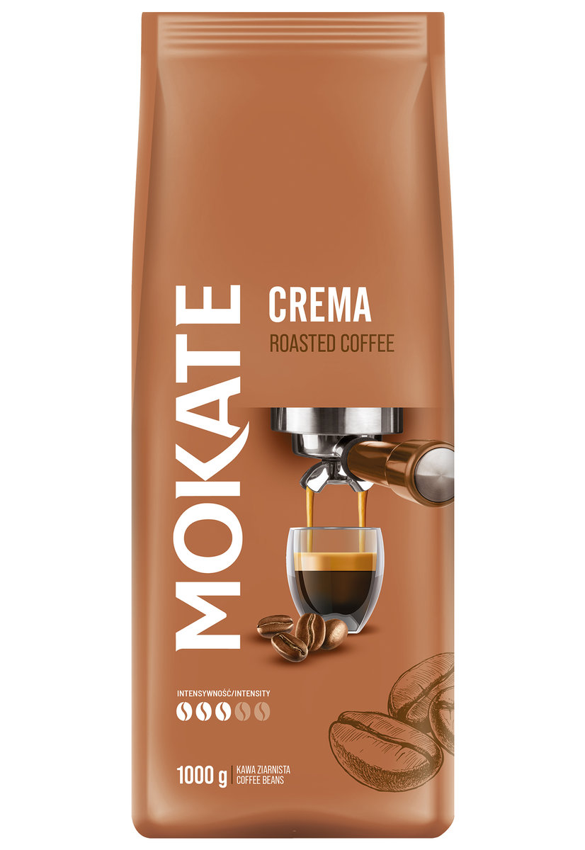 Kawa Ziarnista Mokate Crema 1KG Do Ekspresu Świeżo Palona Blend Robusta - Mokate | Sklep EMPIK.COM