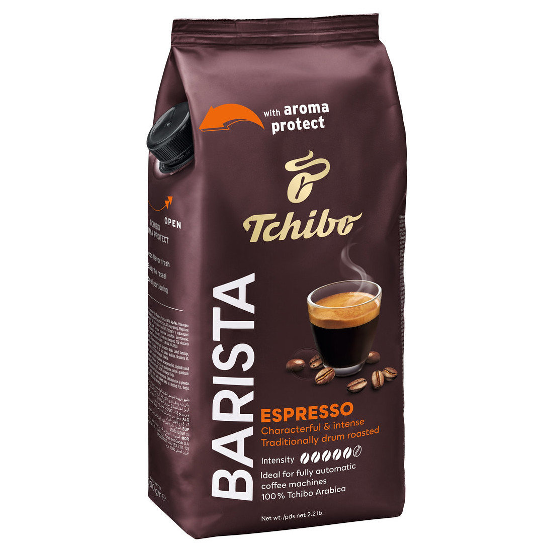 Kawa ziarnista TCHIBO Barista Espresso 100% Arabica 1kg - Tchibo ...