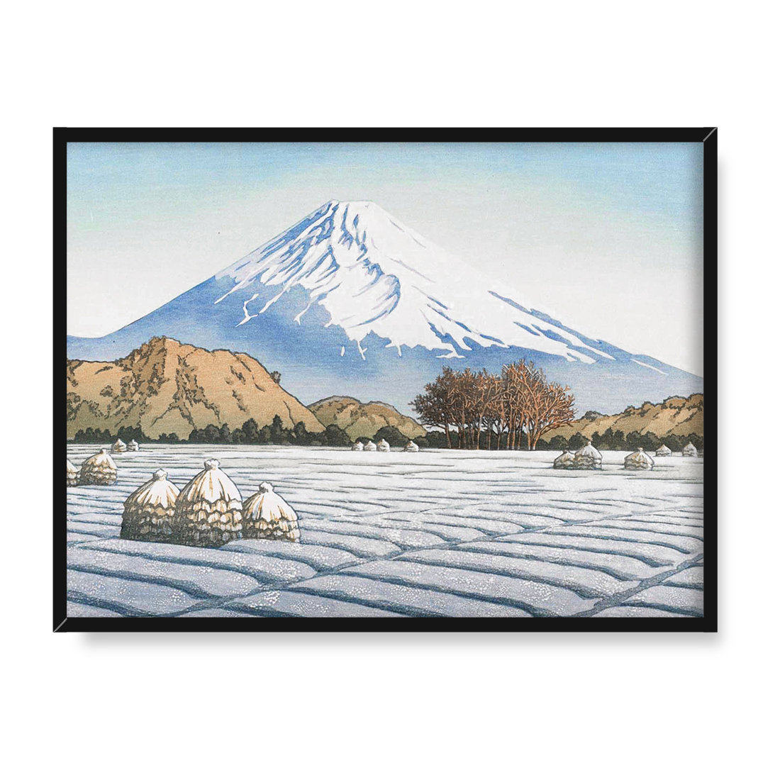 Kawase Hasui Mroźny poranek w Nagaoka 40×30 W RAMIE - ANTYKWARIAT ...