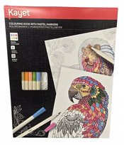 Kayet 14,8x21 30 szt. kolorowanka z markerami pastelowymi s538 - KAYET ...