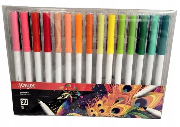 Kayet Flamastry mazaki pisaki 30kol. - KAYET | Sklep EMPIK.COM