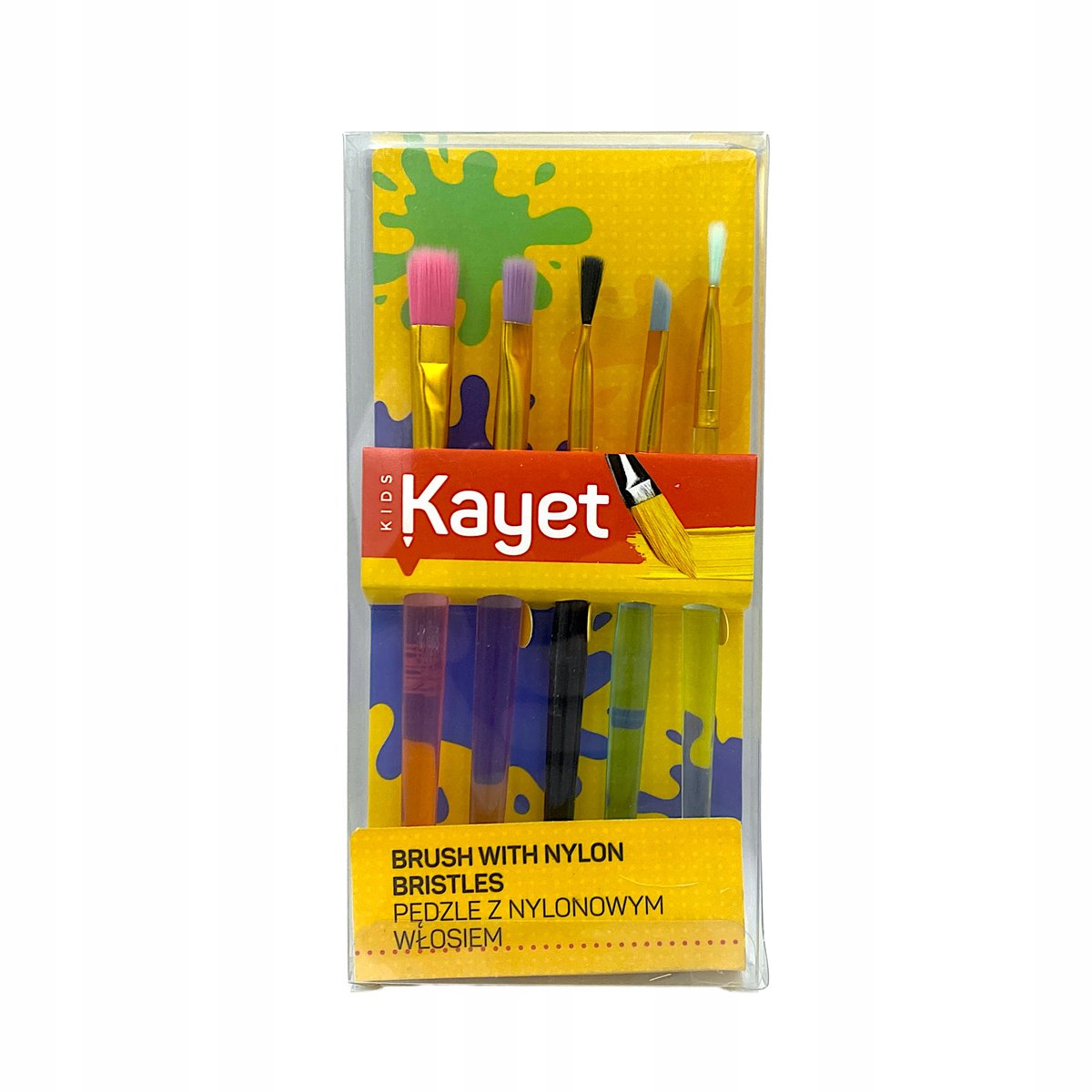 Kayet Pędzle z nylonowym włosiem 5szt - Inna marka | Sklep EMPIK.COM