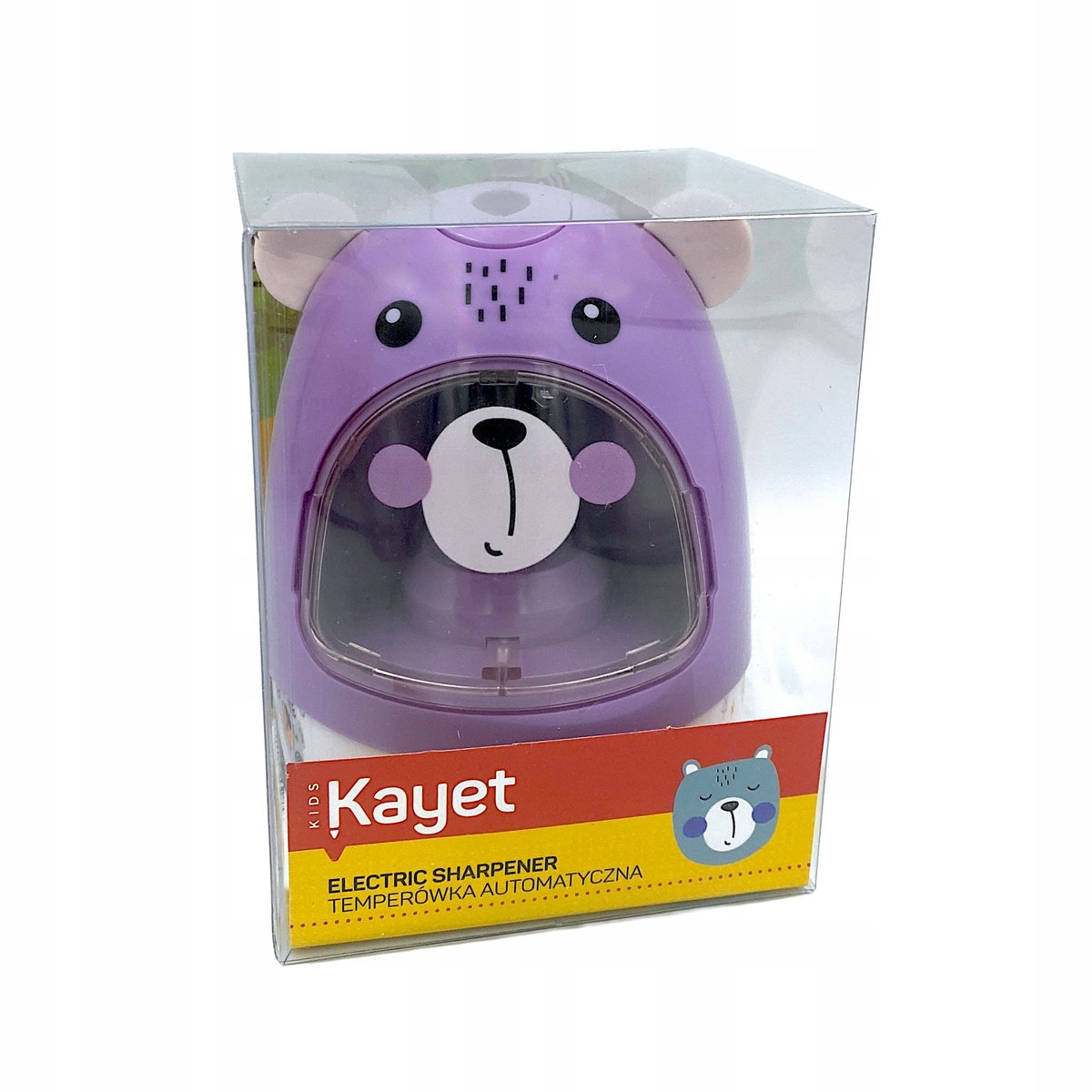 Kayet Temperówka automatyczna MIŚ fioletowy - KAYET | Sklep EMPIK.COM