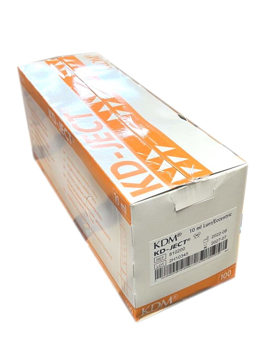 KDM, Strzykawka 2-cz. KD-JECT 10ml, 100szt. | Sklep EMPIK.COM
