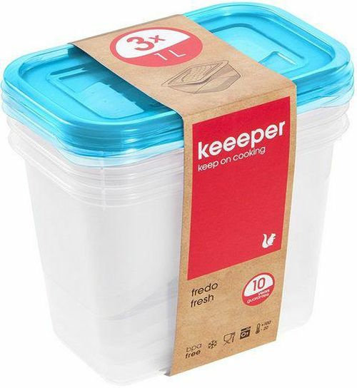 Keeeper Zestaw Pojemników Fredo Fresh 3X1L 3067.. - Keeeper | Sklep ...