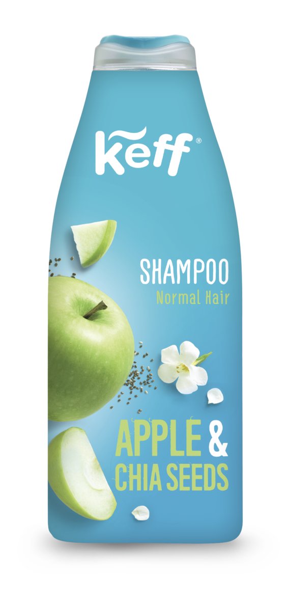 KEFF Szampon do włosów normalnych JABŁKO I NASIONA CHIA 500 ml | Sklep ...