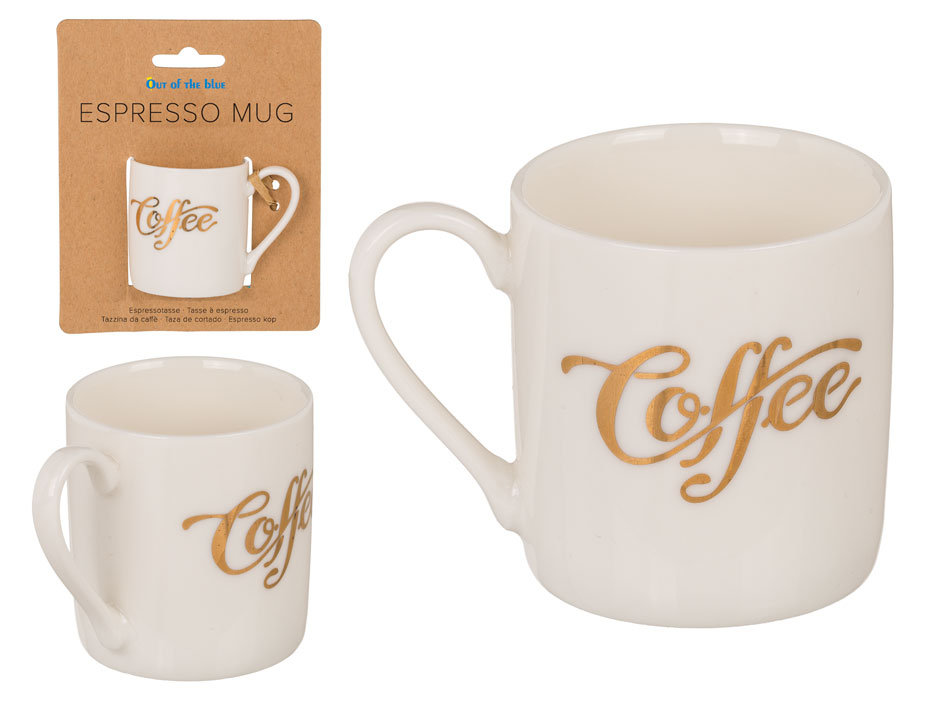 Kemis, Kubeczek porcelanowy do espresso Coffee, 100 ml - Kemis - House of Gadgets | Sklep EMPIK.COM