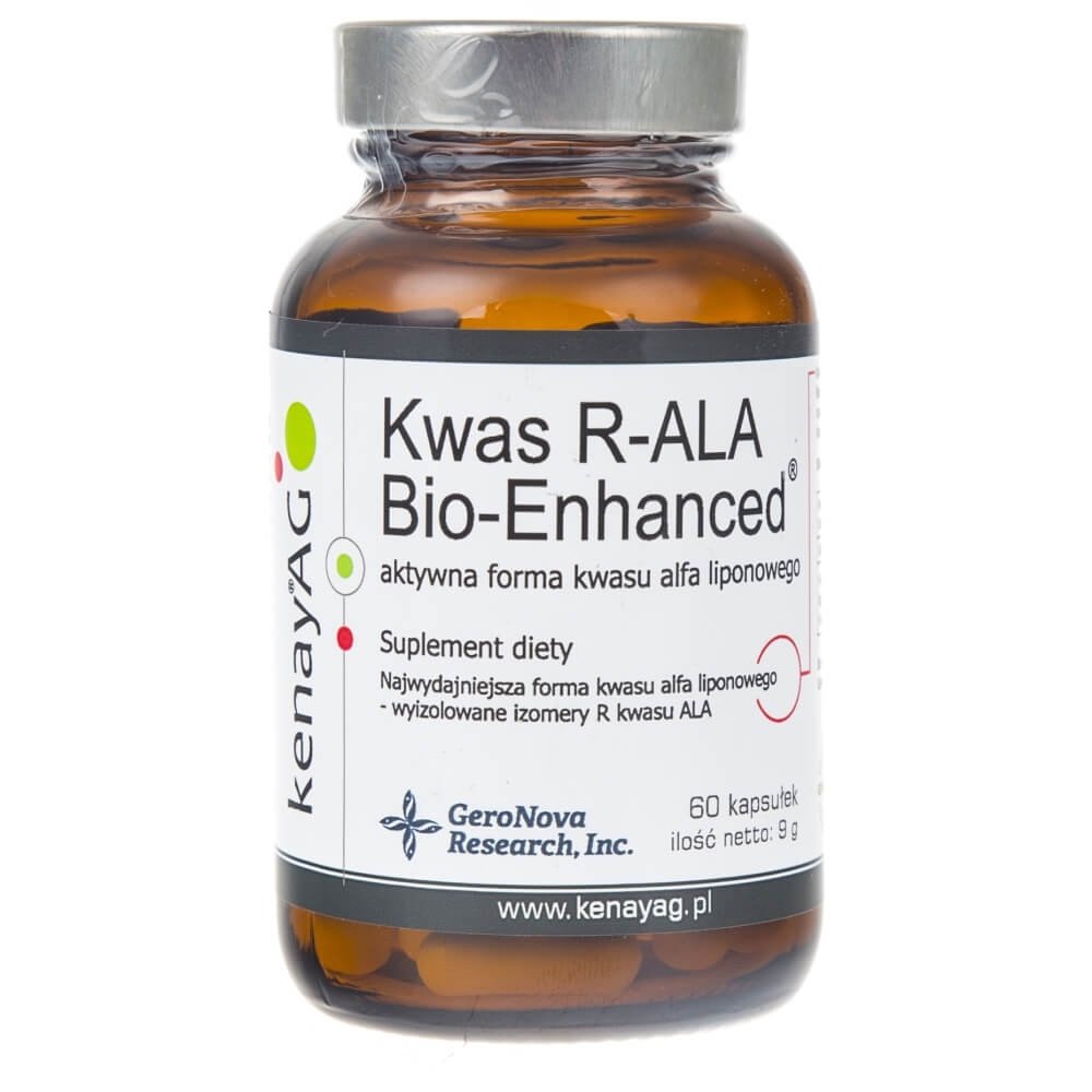 Kenay, Kwas R-ALA Bio-Enhanced, Suplement diety, 60 kaps. | Sklep EMPIK.COM