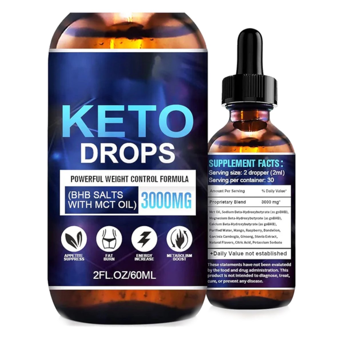 Keto Drops, spalacz tłuszczu, kontrola wagi - brak informacji | Sport ...