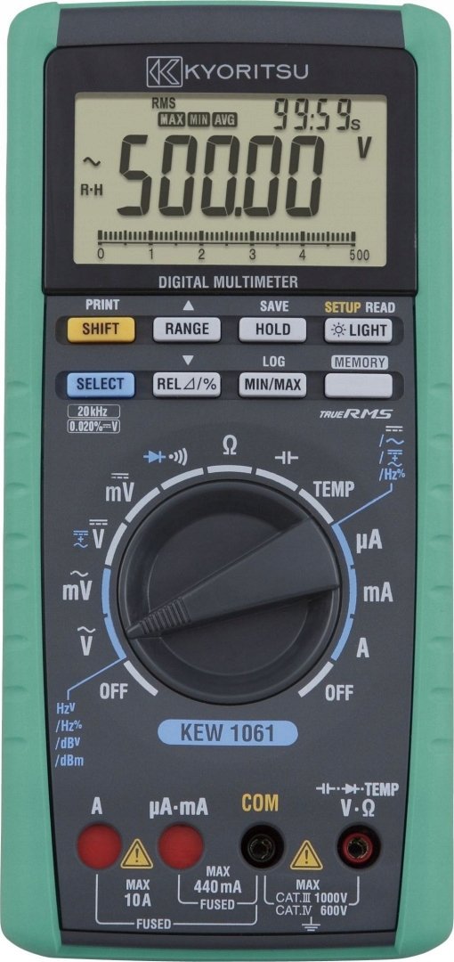 KEW1061 Multimetr TRMS-20kHz,MEM,USB - Kyoritsu | Sklep EMPIK.COM