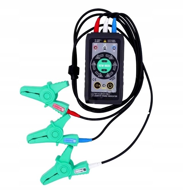 KEW8035 Bezkontaktowy tester kolejności faz - Kyoritsu | Sklep EMPIK.COM